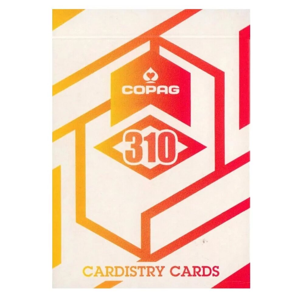 Карты игральные для фокусов Copag 310 Alfa Orange, пластиковое покрытие