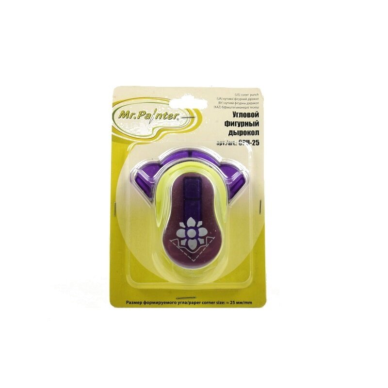 Mr.Painter CPU-25-OJ65 Угловой дырокол 2.5 см Ромашка для бумаги и скрапбукинга в наборе