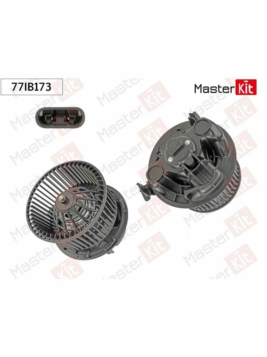 Вентилятор салона MasterKit 77IB173, для Renault Megane II, ABS пластик, черный