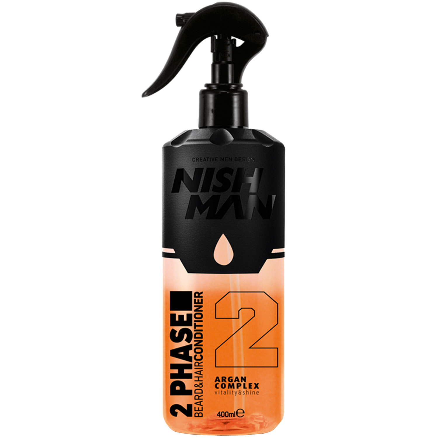 Двухфазный кондиционер для бороды И волос NISHMAN 2 PHASE CONDITIONER (ARGAN), 400 мл