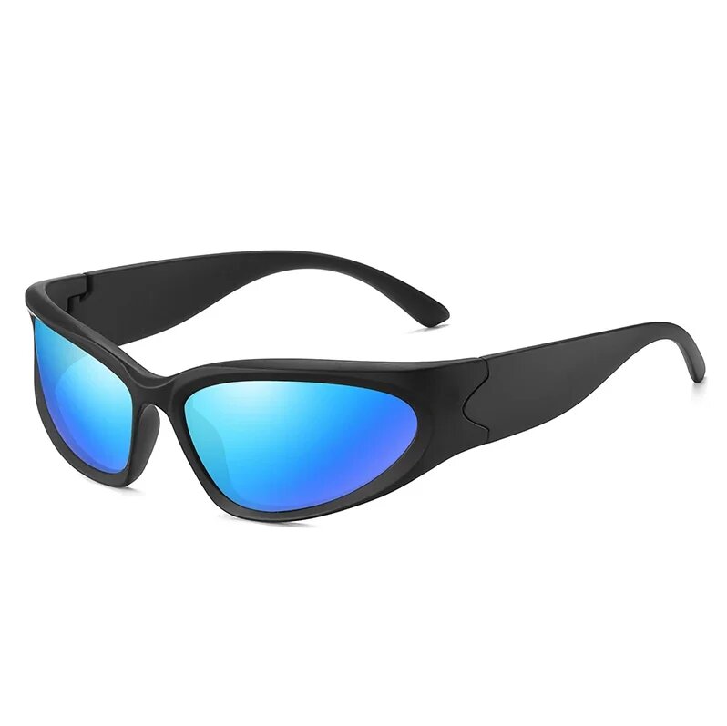 Поляризационные солнцезащитные очки Black-Blue, Myopia -3.0