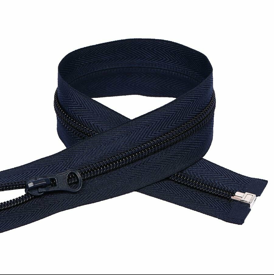 Молния MaxZipper пластиковая спираль №5-N 40 см цвет F330 синий, 10 шт