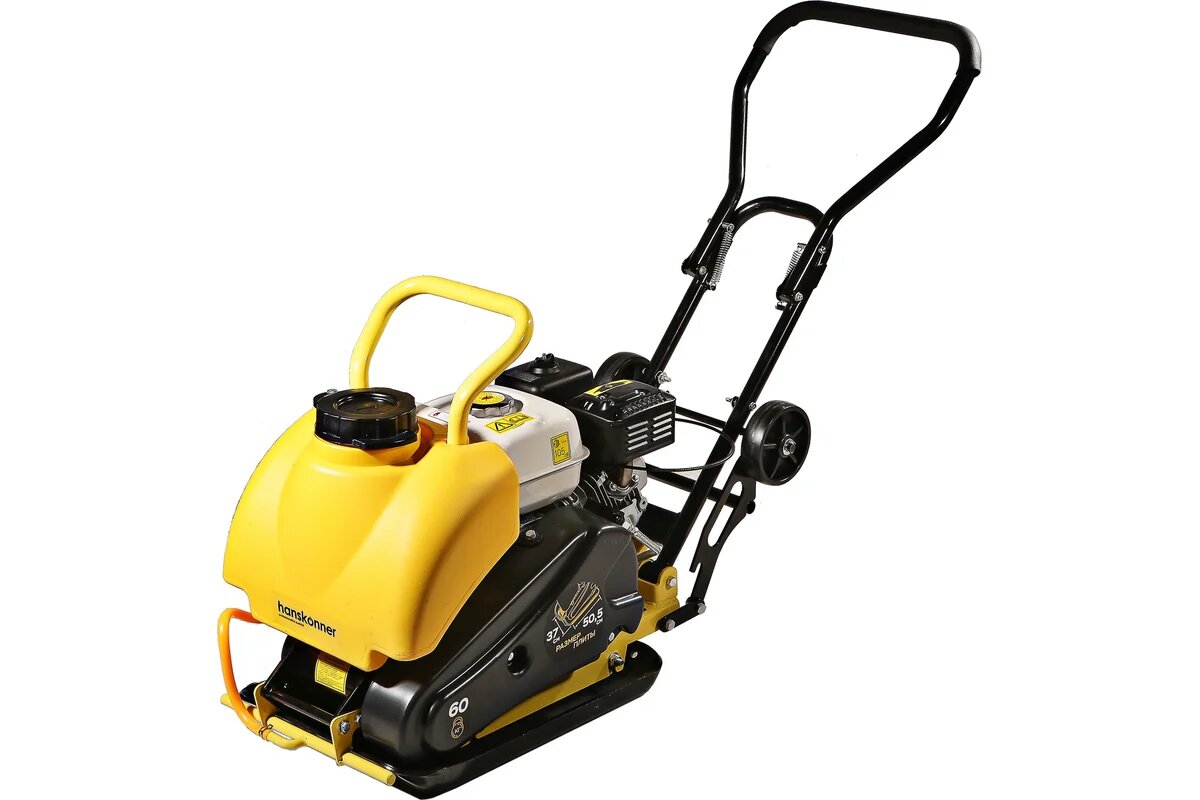 Виброплита Hanskonner HPC60W, бензиновая, мощность 3.05кВт/4.1л. с, 3600 об/мин