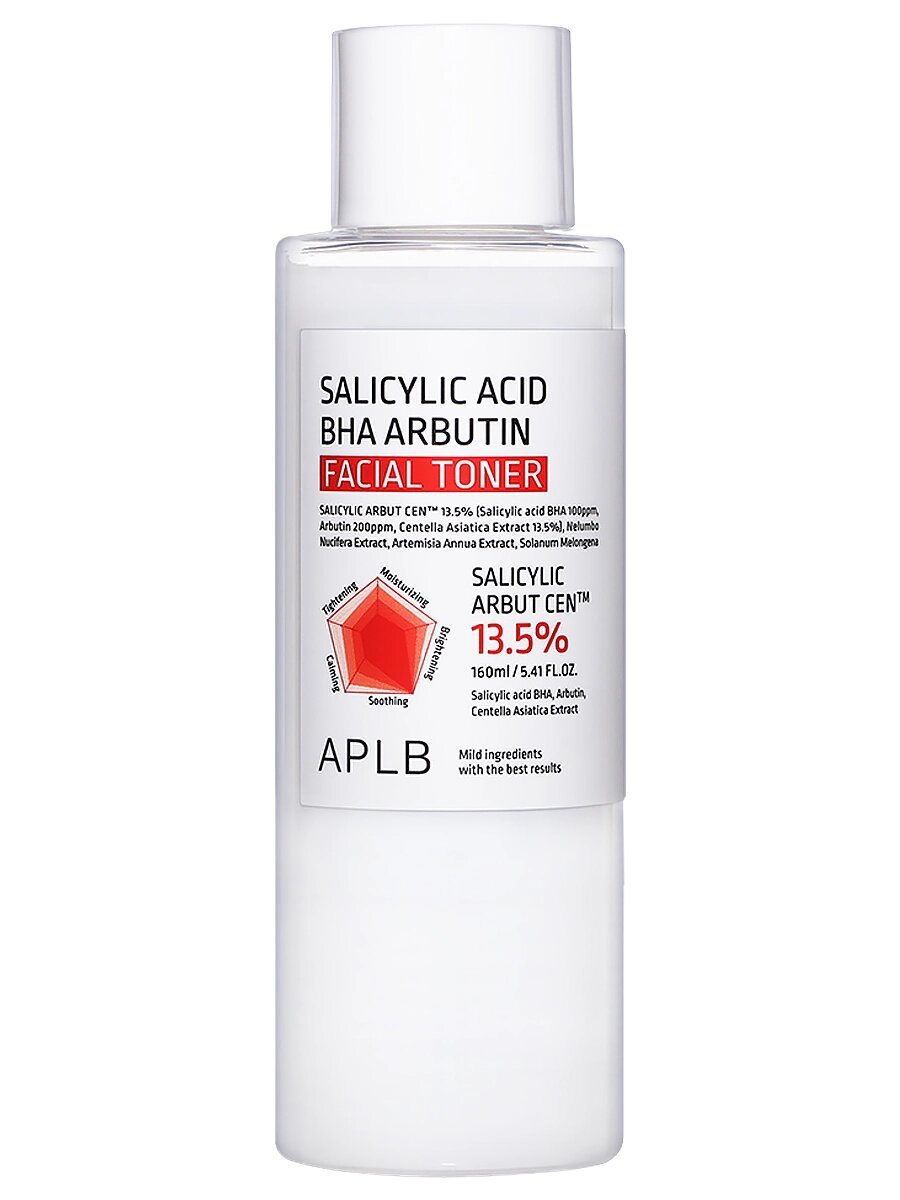 APLB Противовоспалительный тонер c салициловой кислотой и арбутином Salicylic Acid BHA Arbutin Facial Toner 160 мл