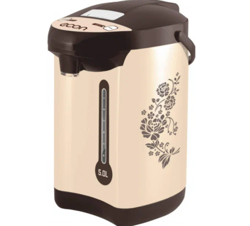ECON ECO-502TP, Термопот (чайник-термос) 5л, 750Вт, металлический
