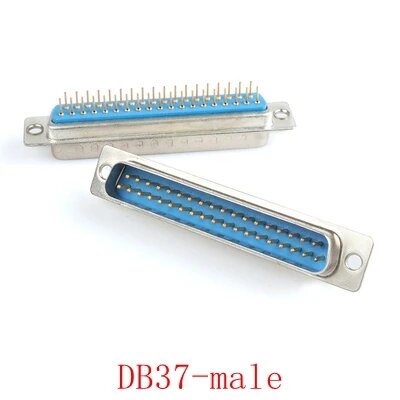 Штекер и гнездо RS232 DB9, DB15, DB25, DB37 DB37 male