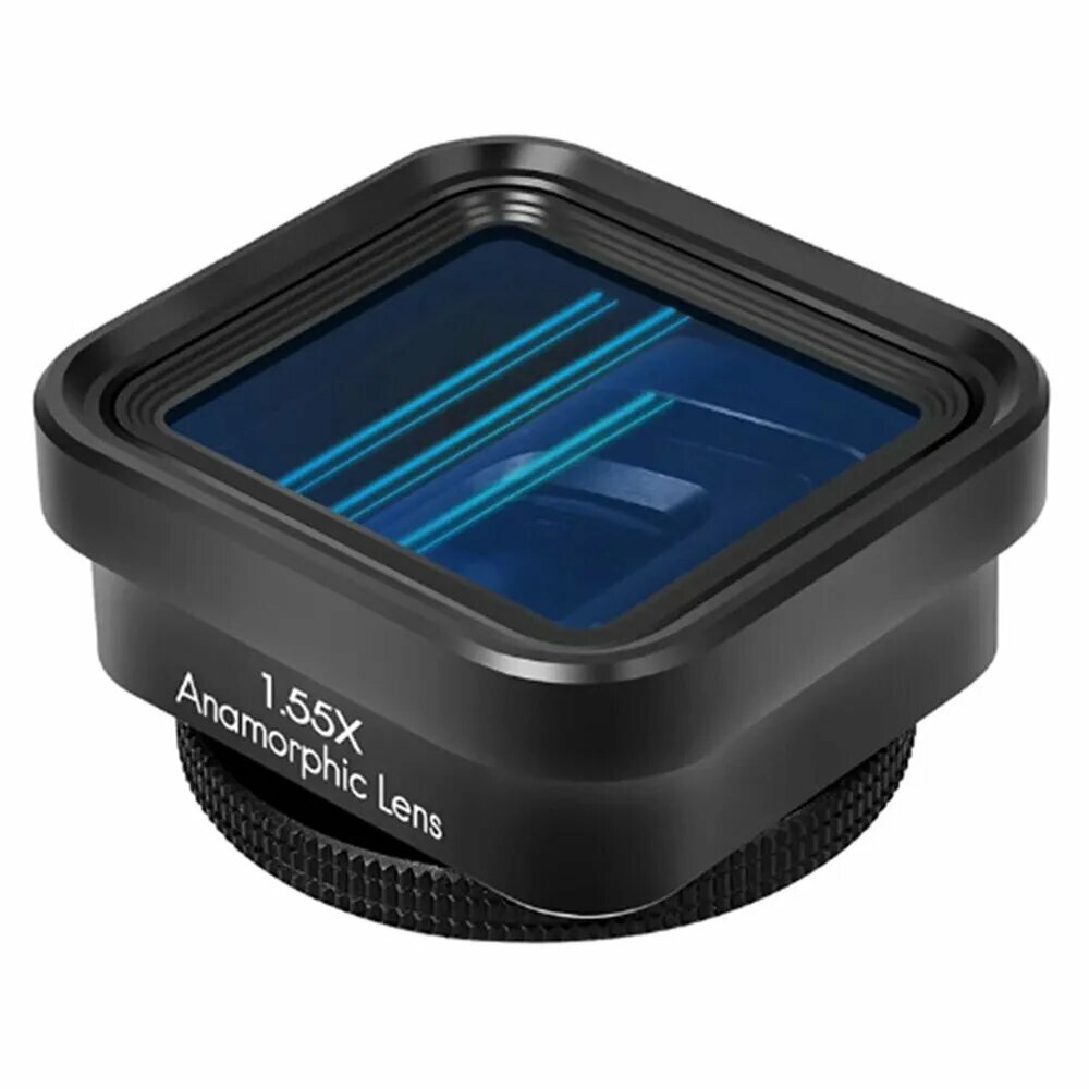 Кинообъектив для мобильных телефонов 1,55X, широкоэкранный анаморфотный объектив, матовый видеообъектив Blu-Ray