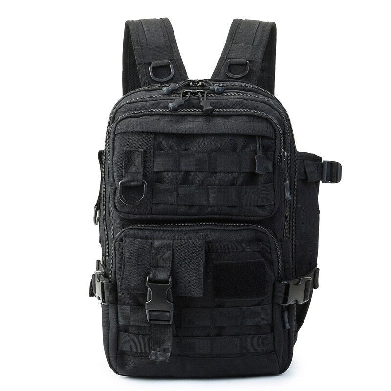 Сумка Luya 1000D, для рыбалки, наплечная, Cordura, тактическая, черная