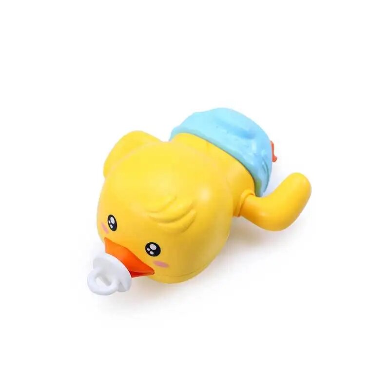 Детские Игрушки для ванны, милая игрушка для купания в воде, желтая утка, игрушка для начинающих ходить в бассейн, Пляжная классическая игрушка для детей, водная игра