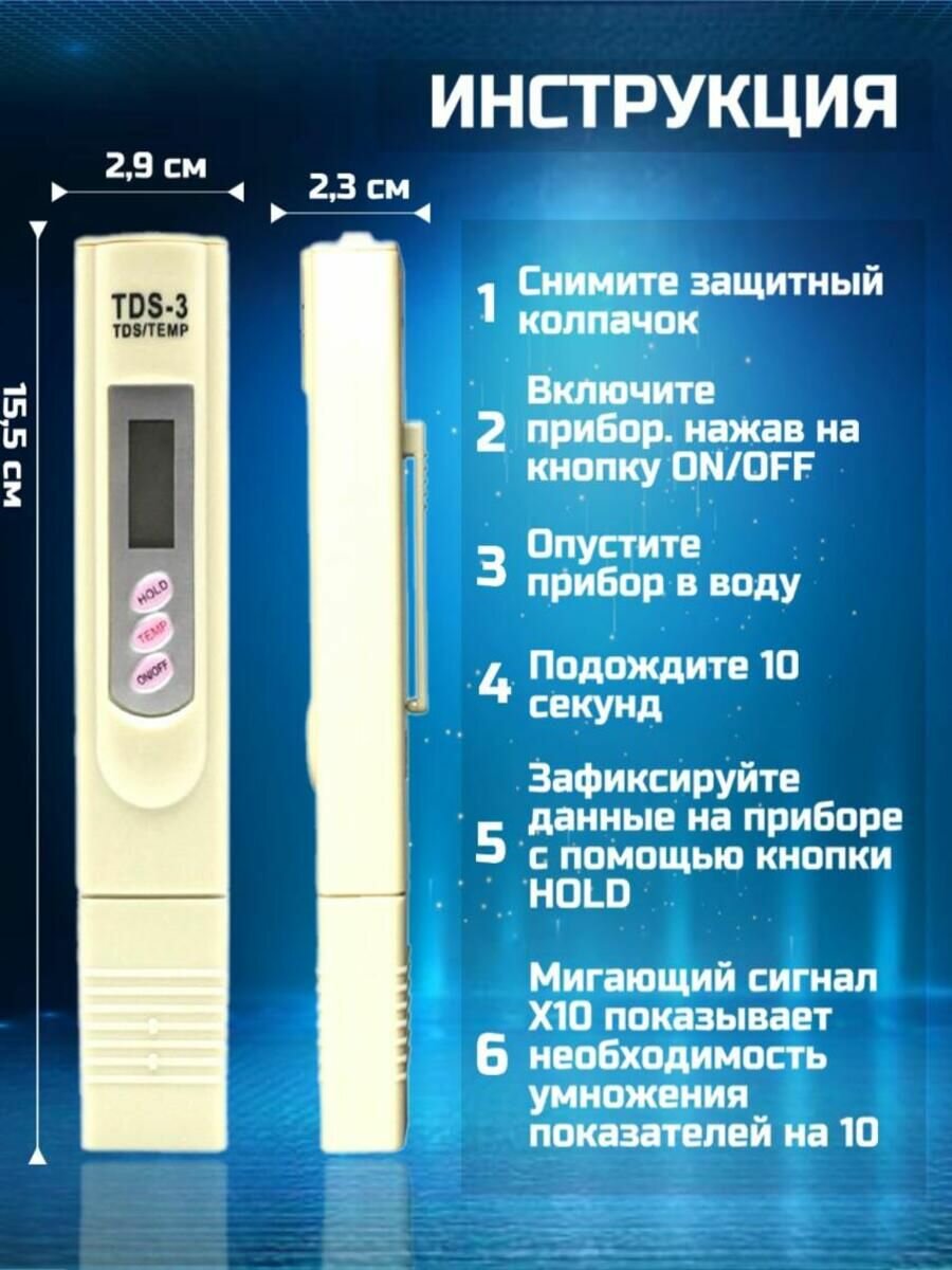 Тестер качества воды — фото 1
