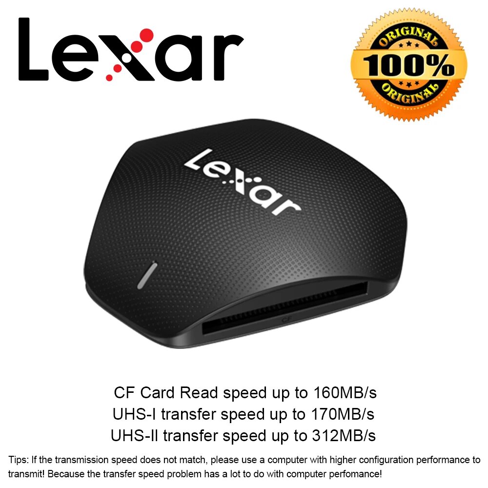 Lexar Original 3 в 1 Card Reader 500U Устройство чтения карт памяти USB 3.1Gen2 к SD Micro SD TF Адаптер SD UHS-I Устройство чтения карт памяти