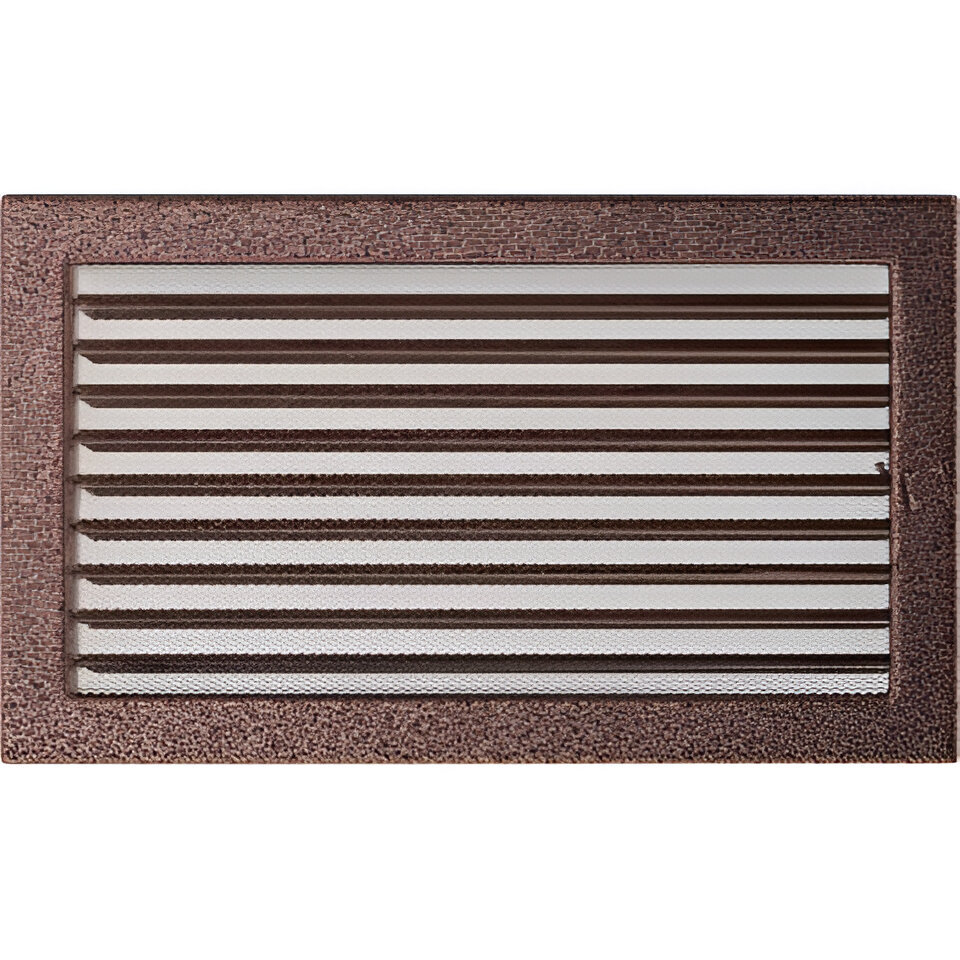 Вентиляционная решетка Латунь с задвижкой (220*370 мм) 22/37MX