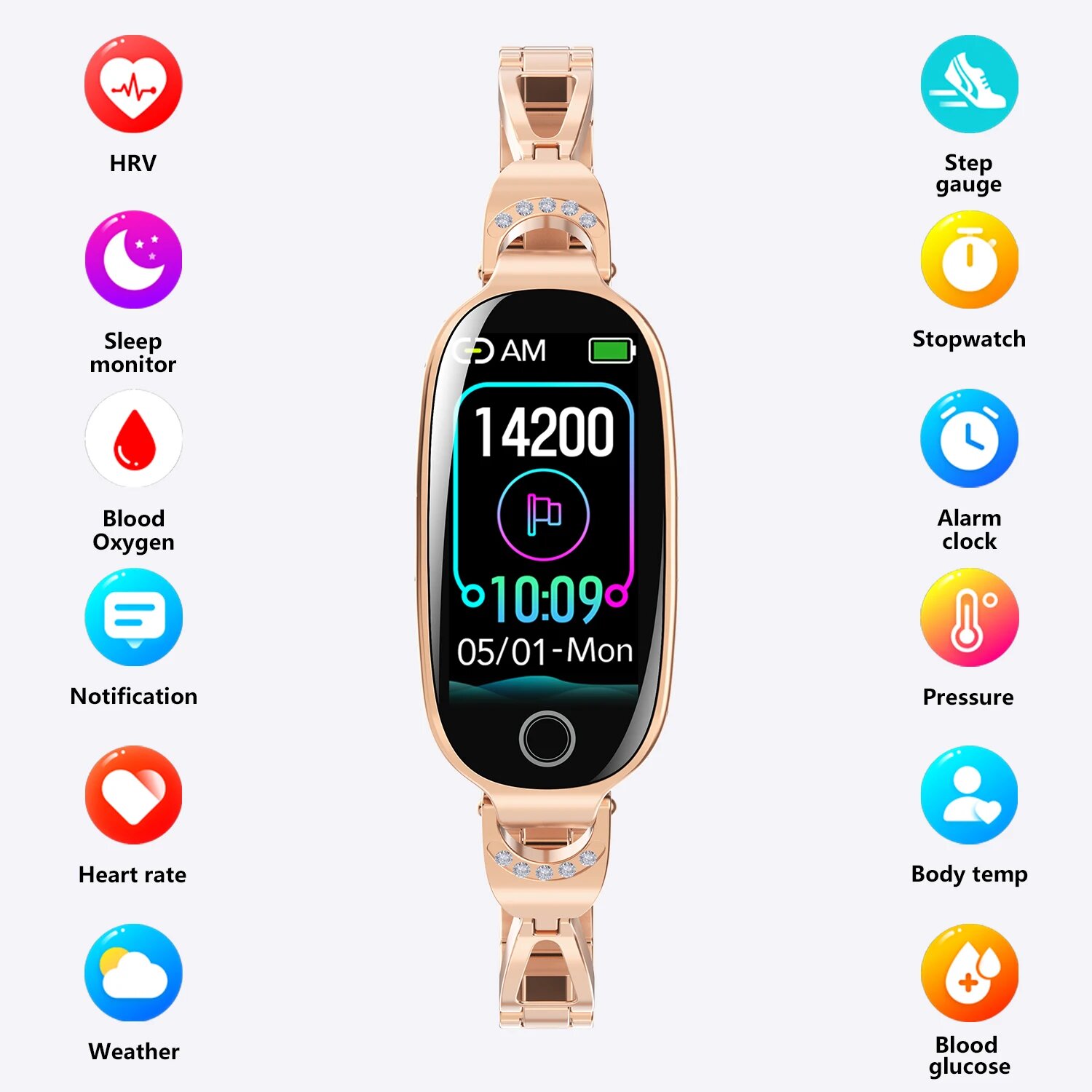 DFLABS 2025 F81 Умные часы женские gold