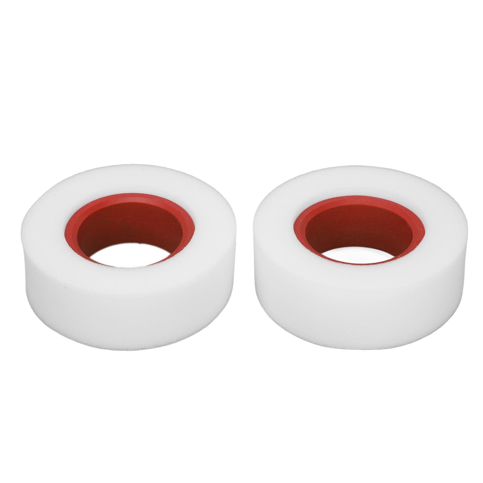 2 шт. двухслойная мягкая губчатая пена для шин радиоуправляемых автомобилей, внешний диаметр 130 мм, подходит для моделей 1/10, 1/8, 2,2 дюйма, красного цвета.