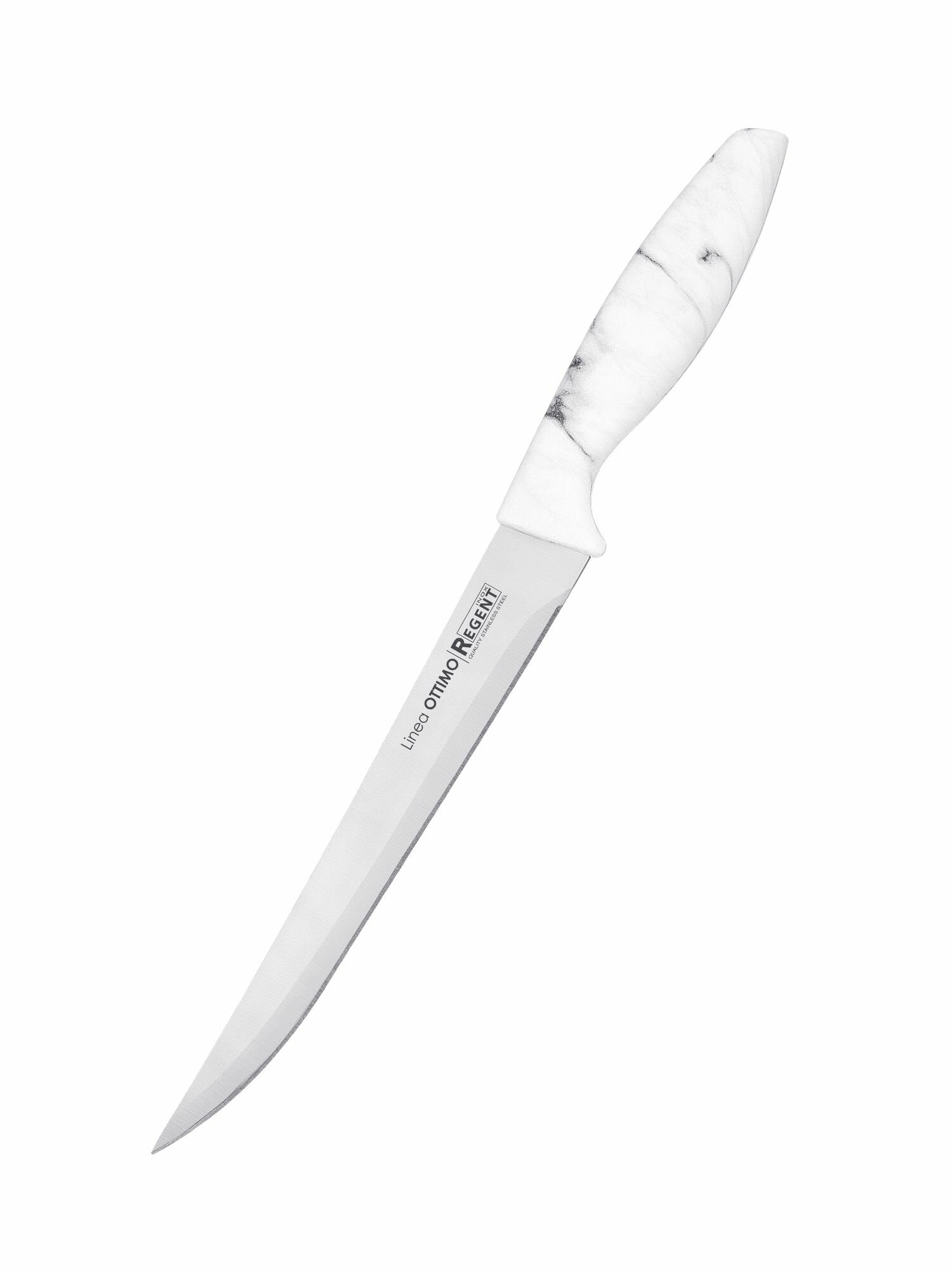 Нож разделочный Linea "OTTIMO" универсальный кухонный инструмент поварской острый инвентарь из нержавеющей стали для мяса овощей хлеба