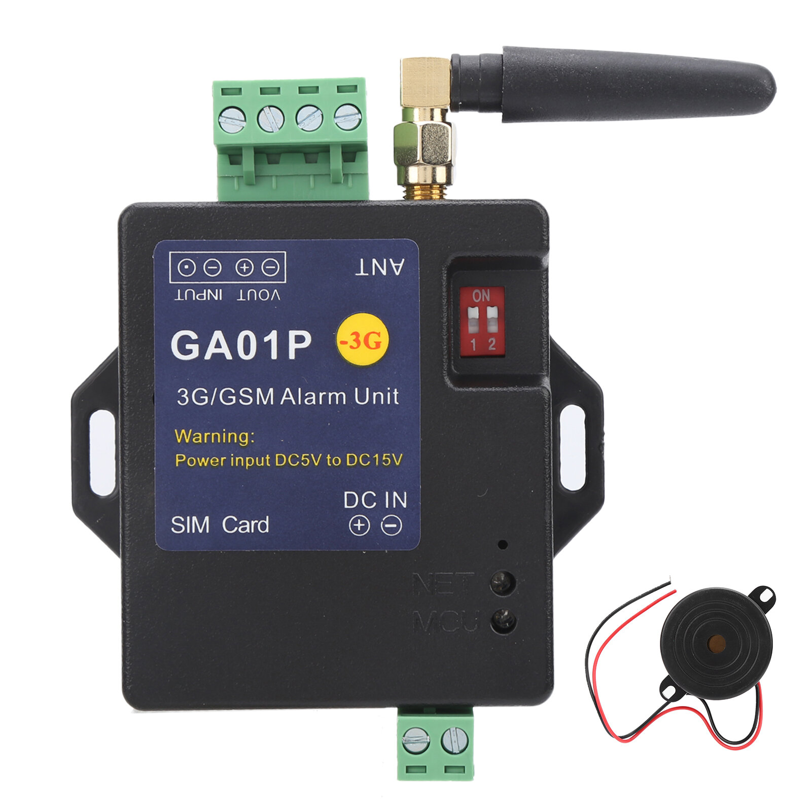 GA01P 3G/GSM система сигнализации, 1 вход, мини-умное оповещение о сбое питания, дистанционное управление мобильным телефоном