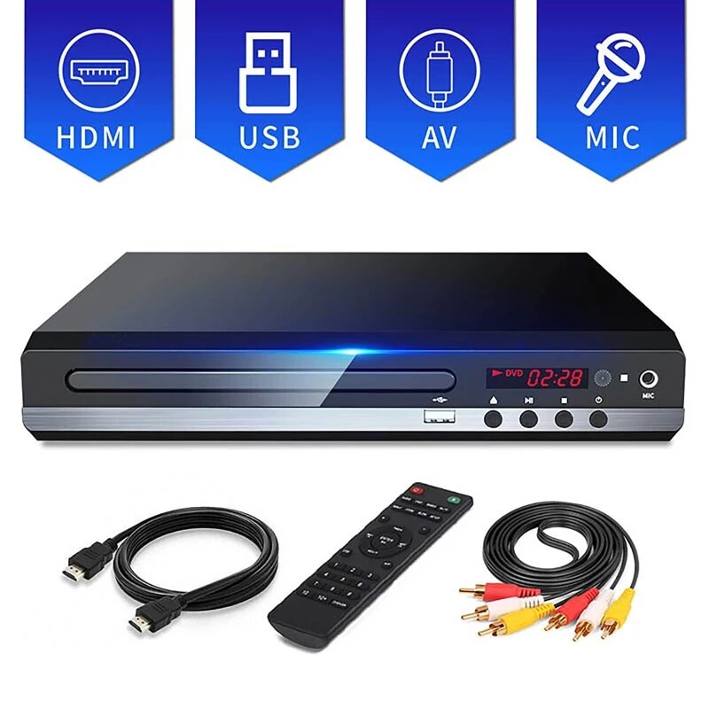 Dreamburgh DVD-плеер DVD229, EU PLUG 220V