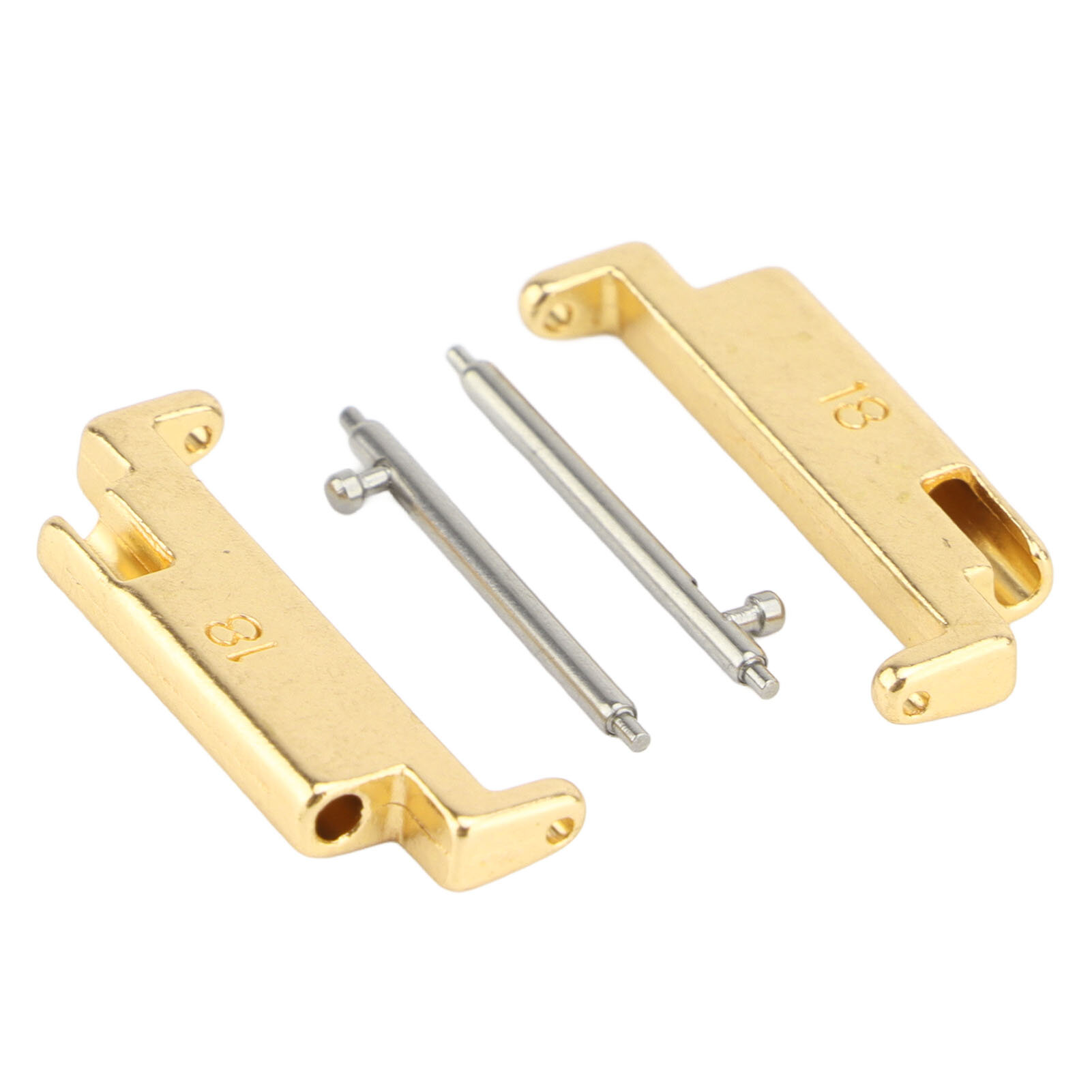 1 пара металлический адаптер для ремешка для часов адаптер для соединения ремешка для часов адаптер для соединения из нержавеющей стали сменный для 18-22 мм ремешка для часов золото 1 пара