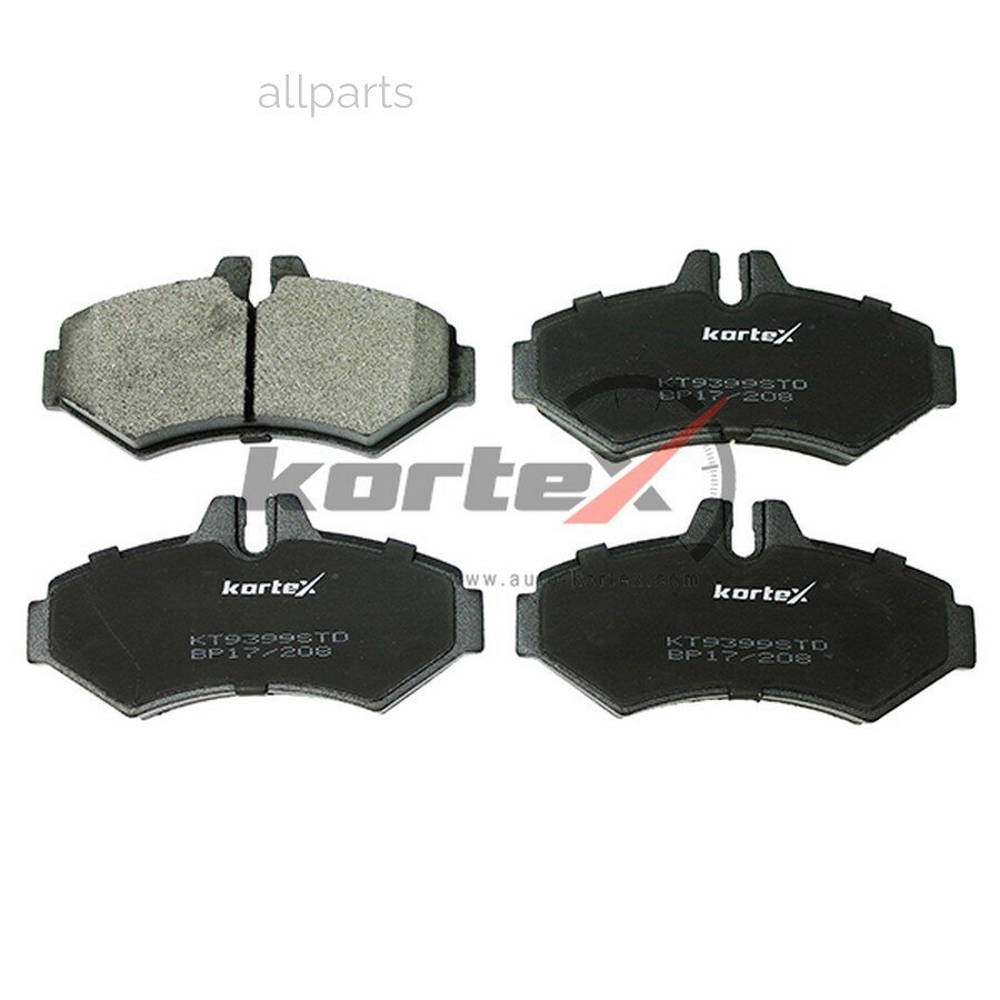 KORTEX KT9399STD Колодки торм заднк-т(ATE)