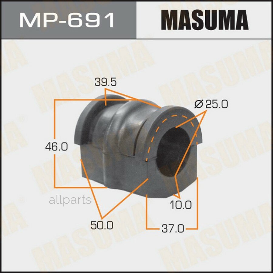MASUMA MP-691 втулка стабилизатора переднего!\ Nissan X-Trail T30