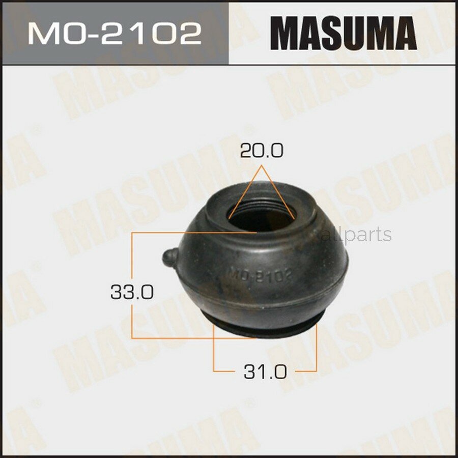 MASUMA MO-2102 Пыльник шарового шарнира 20x31x33 MASUMA MO-2102