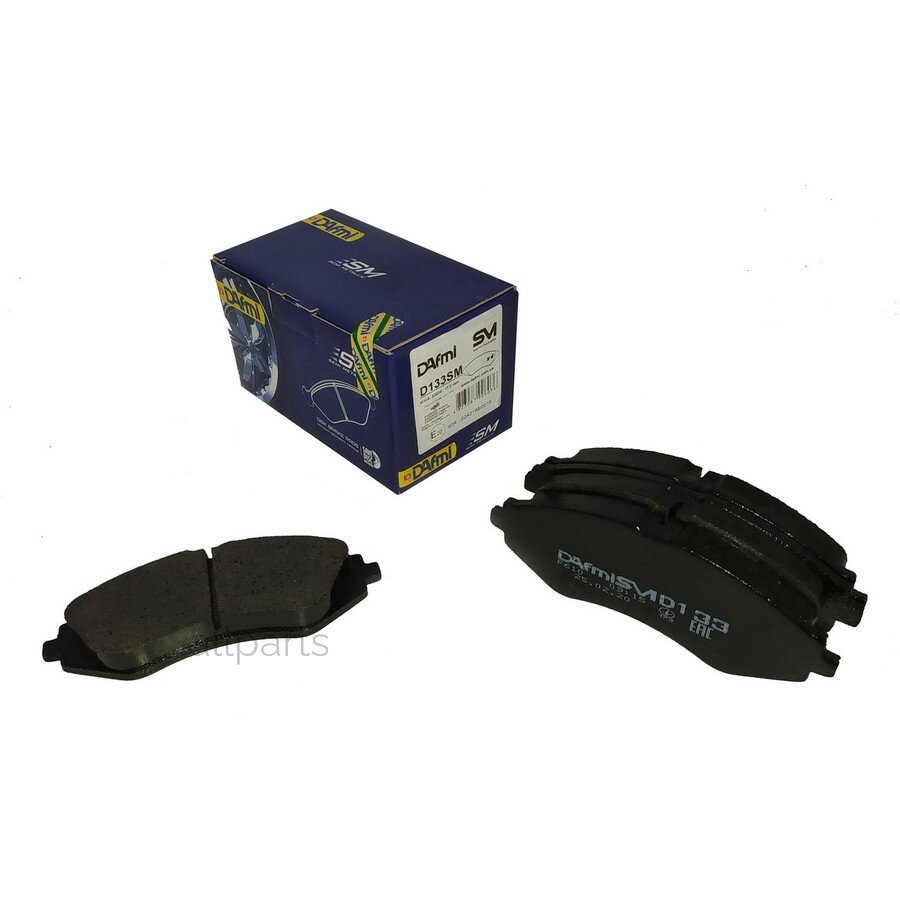 DAFMI D133SM Колодка торм. передн. DAfmi "Semi Metallic" D133SM Chevrolet Lacetti; Daewoo Nexia 16кп