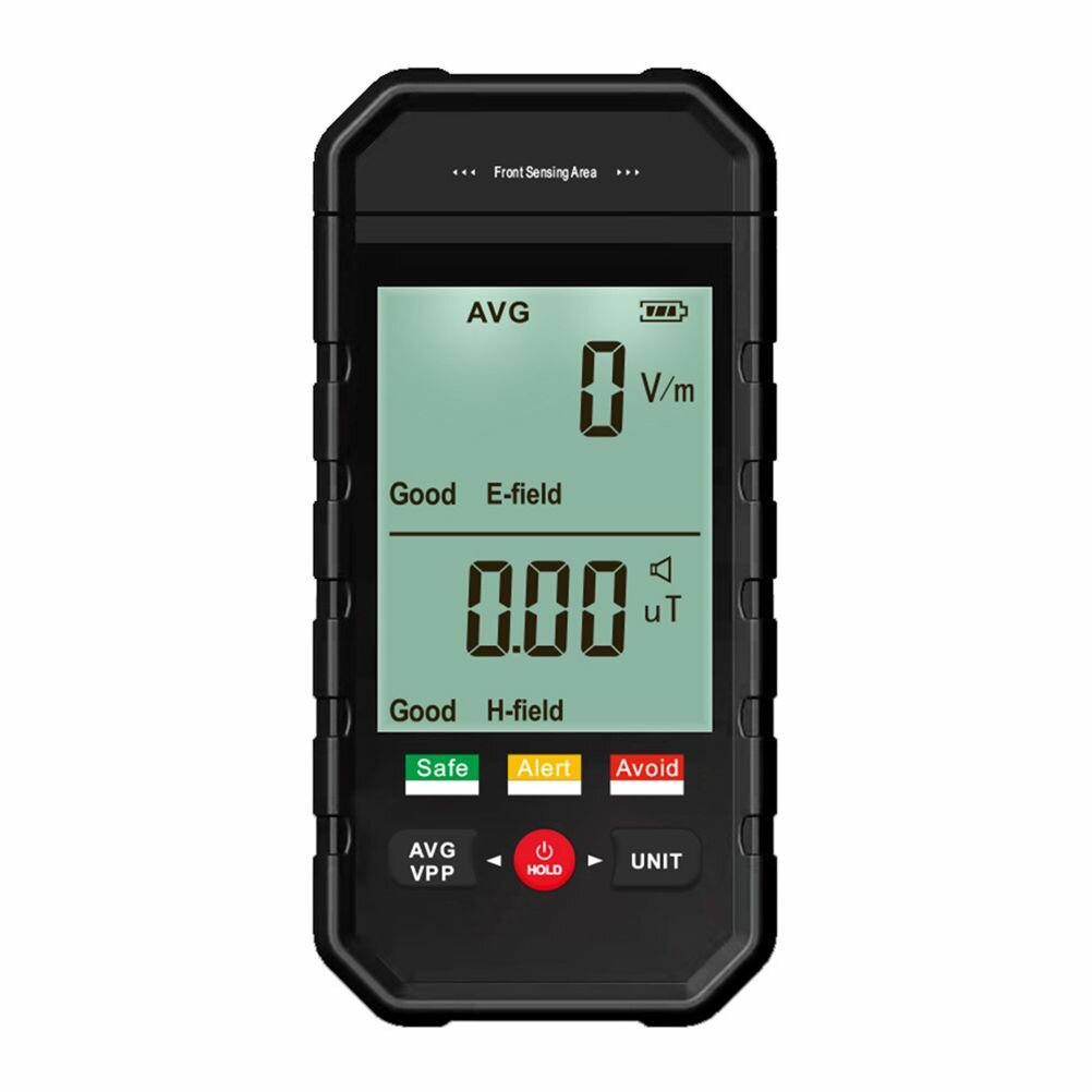 Детектор ЭМИ ET925, большой экран, 3 цветных индикатора
