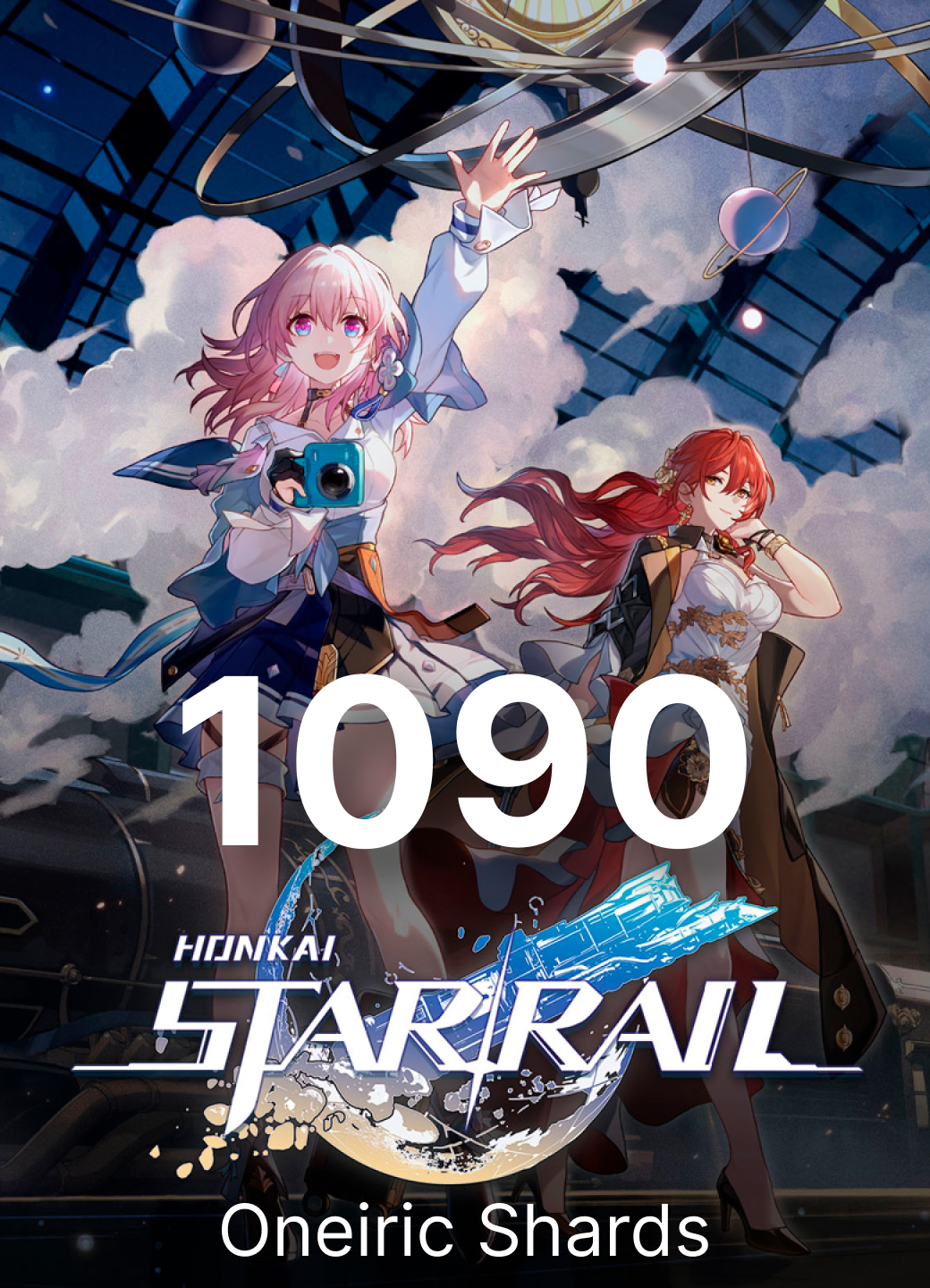 Honkai: Star Rail 980+110 Сущностей Oneiric Shards / Пополнение по UID
