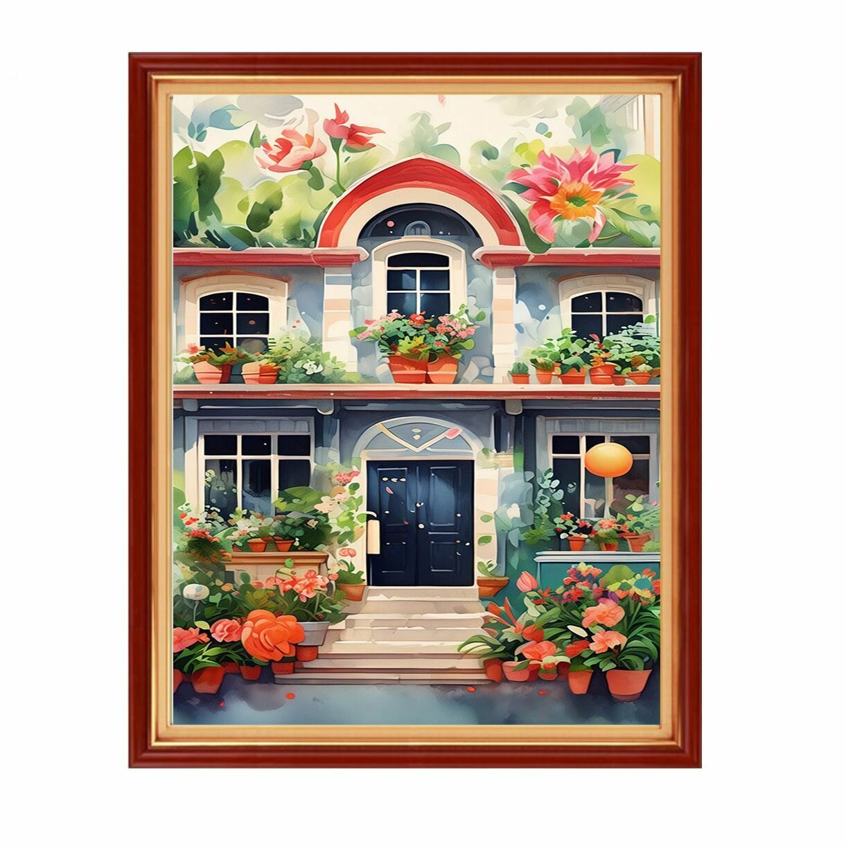 Вышивка крестом, набор для вышивания крестом, канва 11CT 40x50 см, полная зашивка (без подрамника, без рамы)
