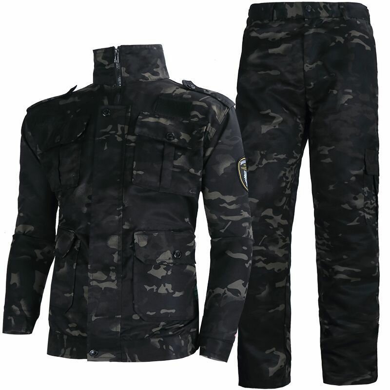 Весной и осенью утолщенный и износостойкий открытый камуфляжный охотничий костюм