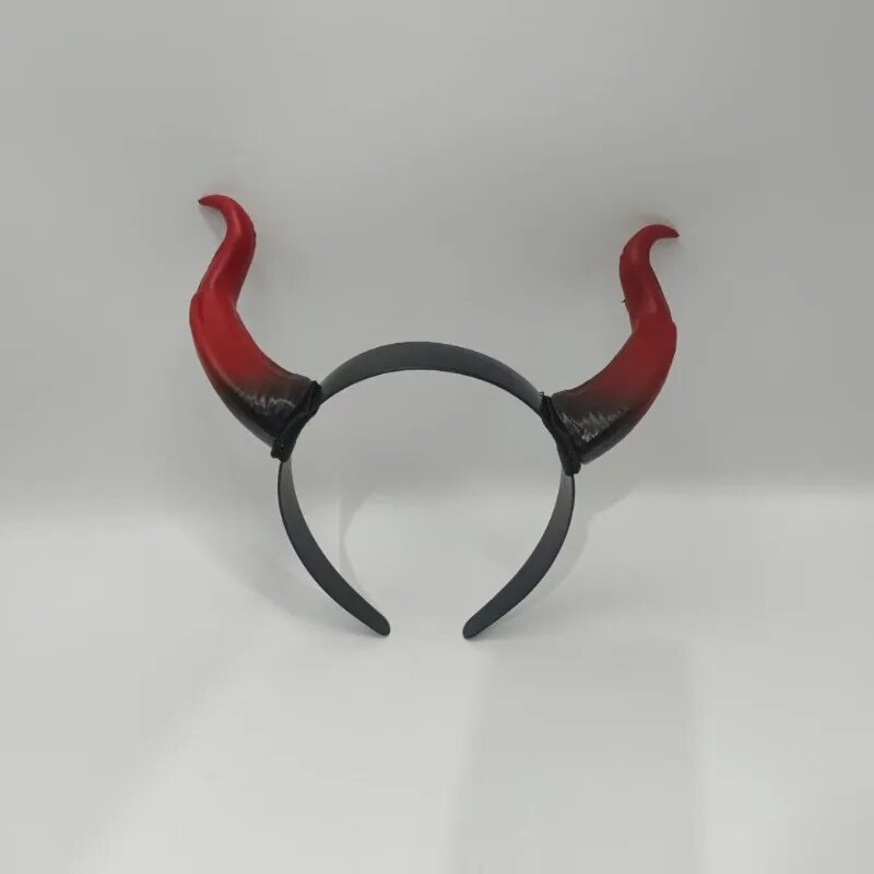 Черные рога демона MOONBIFFY Красный, red