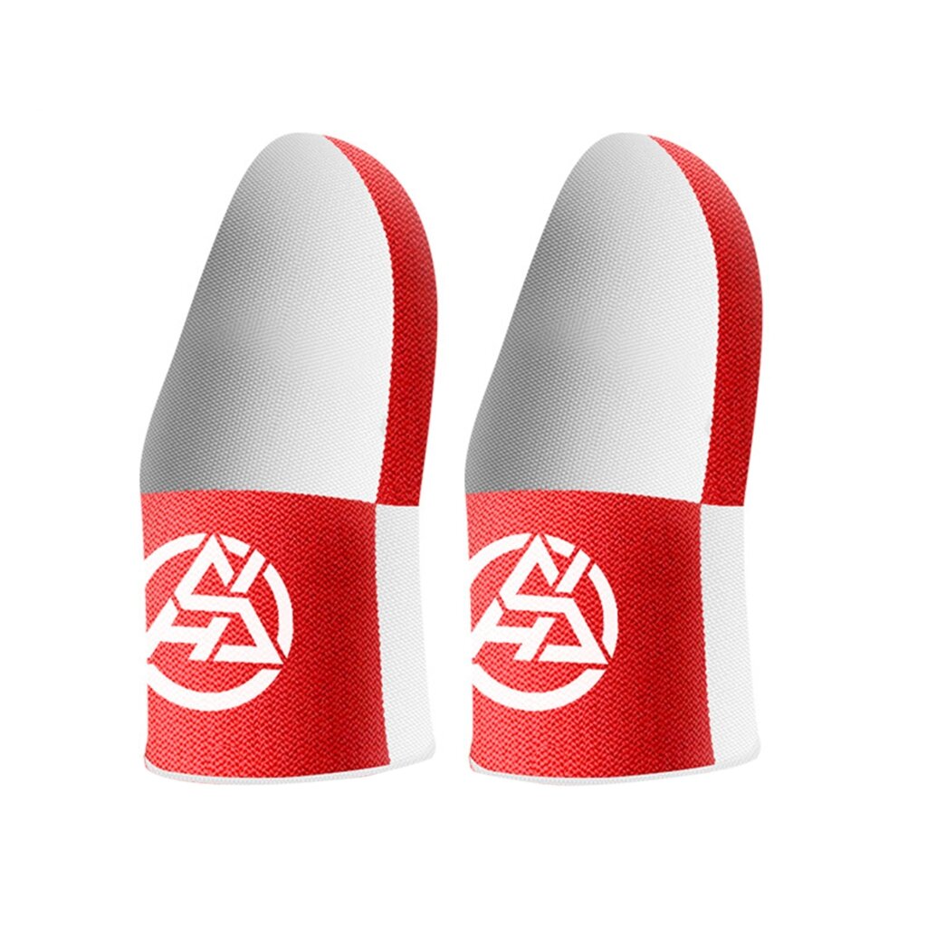 Игровой рукав для пальцев с сенсорным экраном, красный