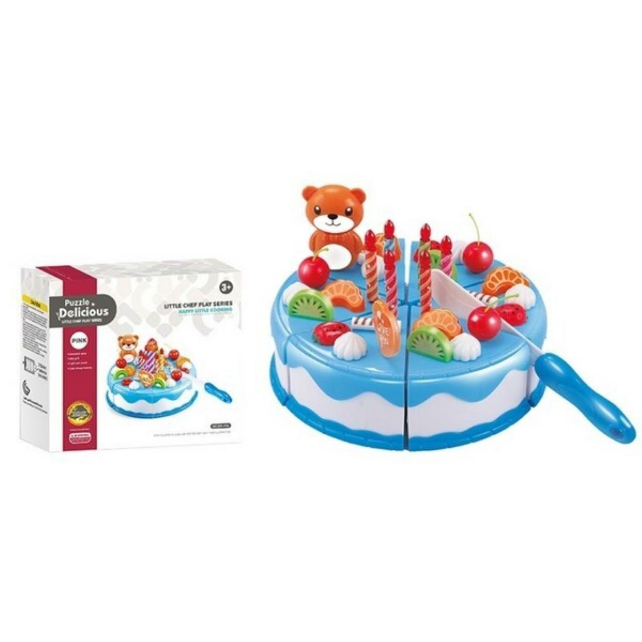 Набор "Кондитер": торт для резки, украшения, световые эффекты, в к 18x6x16 см