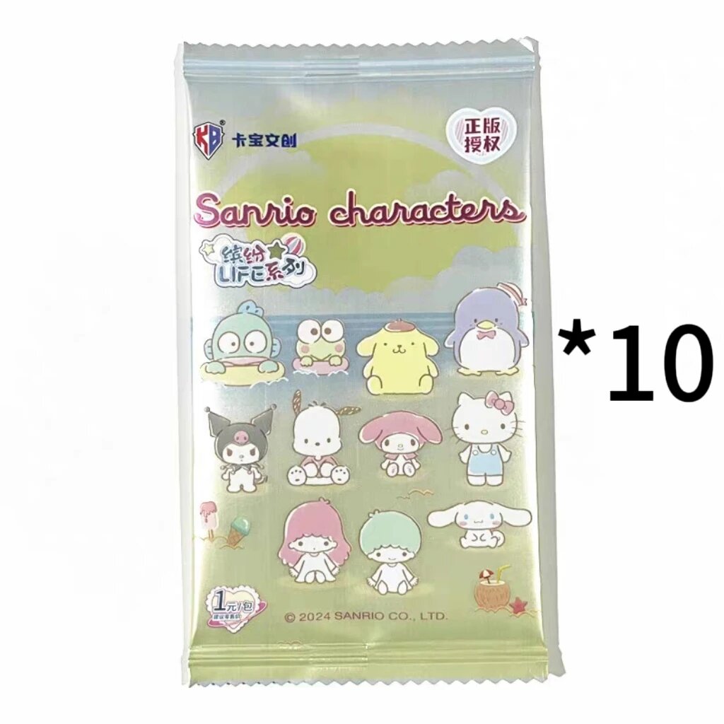 Коллекционные игровые карты KABAO Sanrio Куроми, Hello Kitty SSR 10Bag(30Pcs Cards)V1