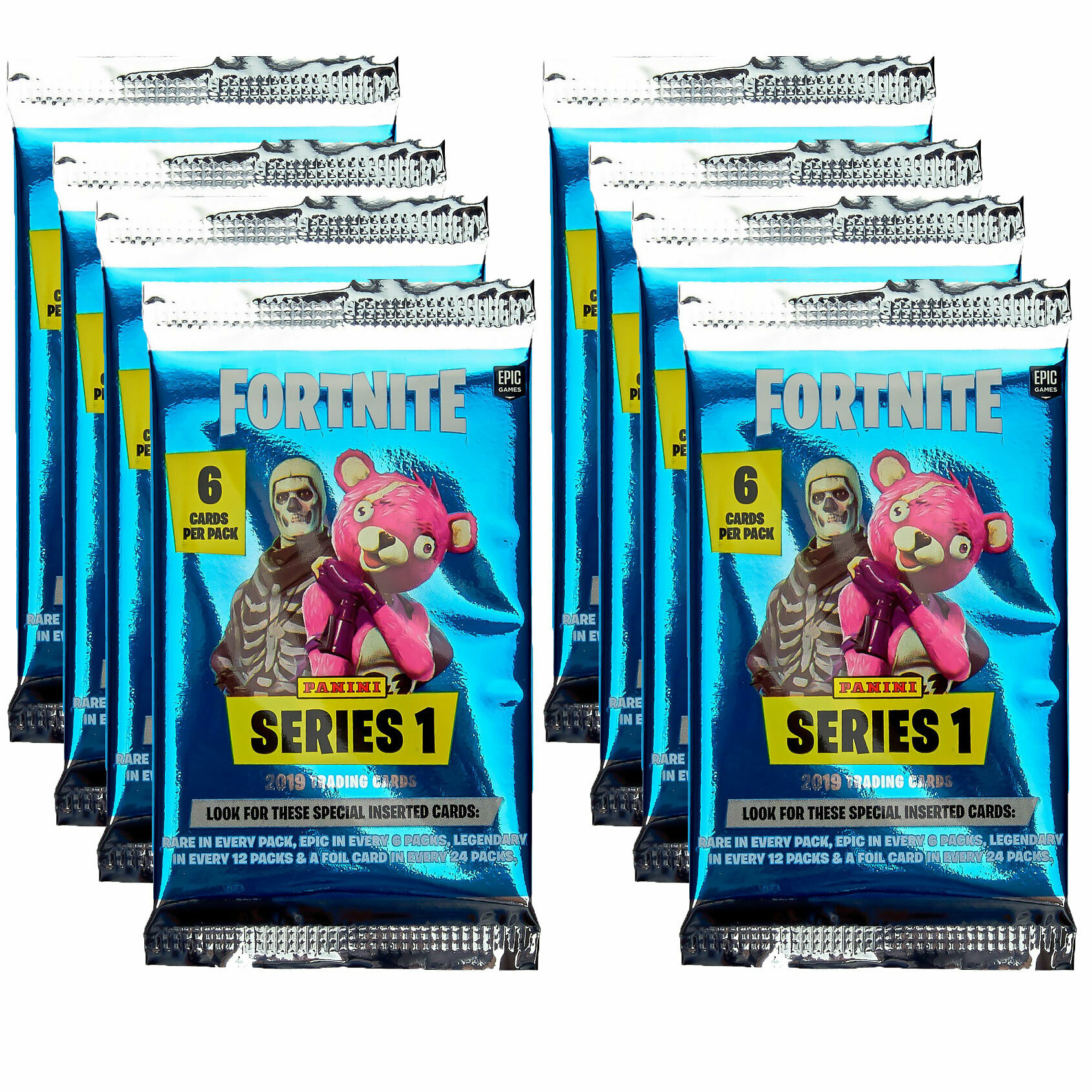 Карточки для коллекционирования Panini Fortnite 1 Series, 8 пакетиков - 48 карточек