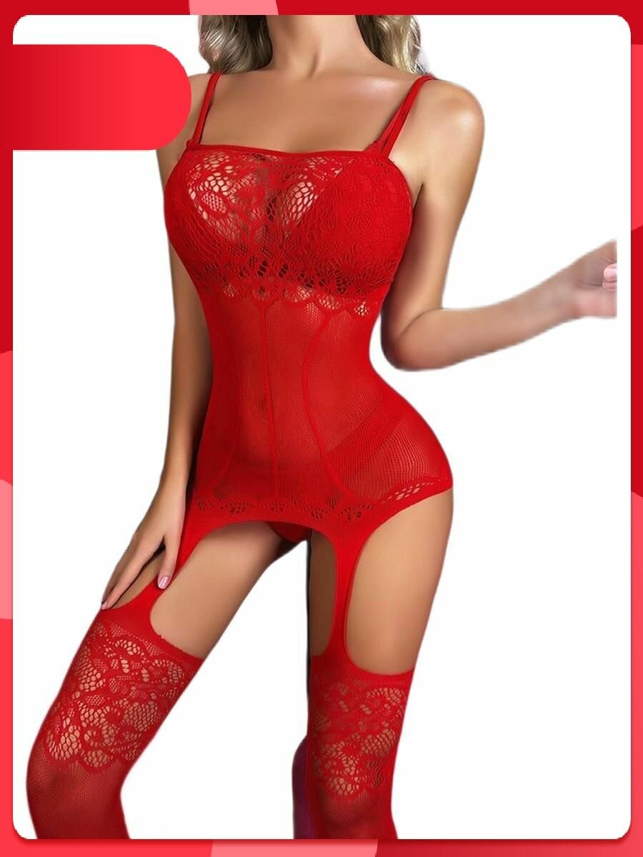 Стильное боди с эксклюзивным вырезом и регулируемыми лямками