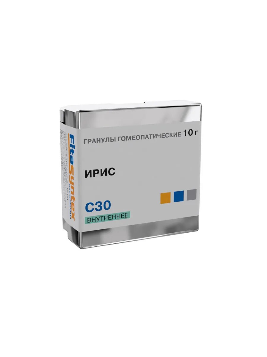 Ирис С30, гранулы гомеопатические моно, 10 грамм , Фитасинтекс
