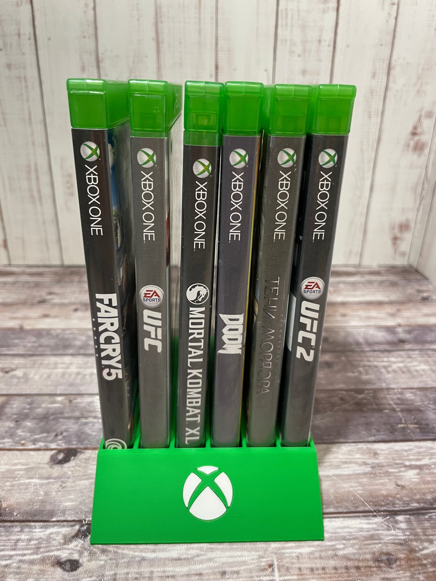 Подставка xbox на 6 диска зеленая