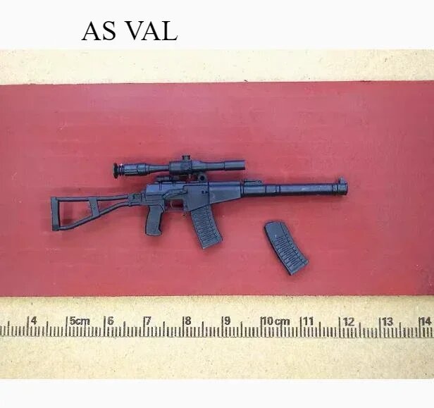 Модель пистолета AUG PP19 G36 APC9 AS VAL 1/12 для фигурок 6 дюймов f