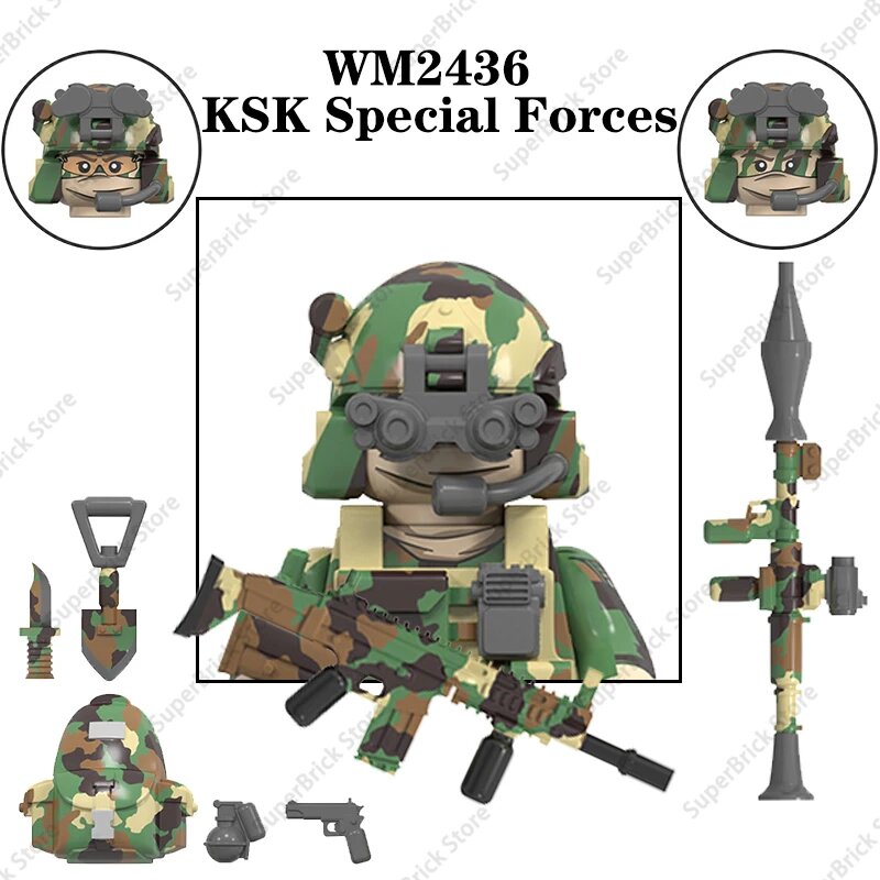 Мини-фигурка KSK Special Forces, WM2436, без коробки