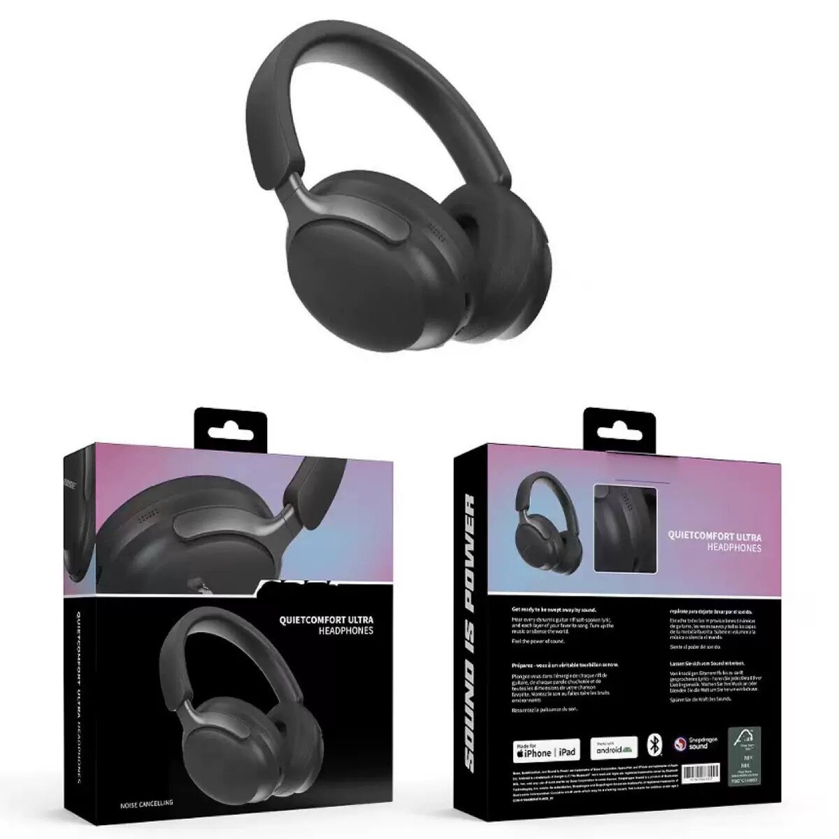 Наушники Bluetooth YM Mall на голове M217 шумоподавление закрытые высококачественные звуковые