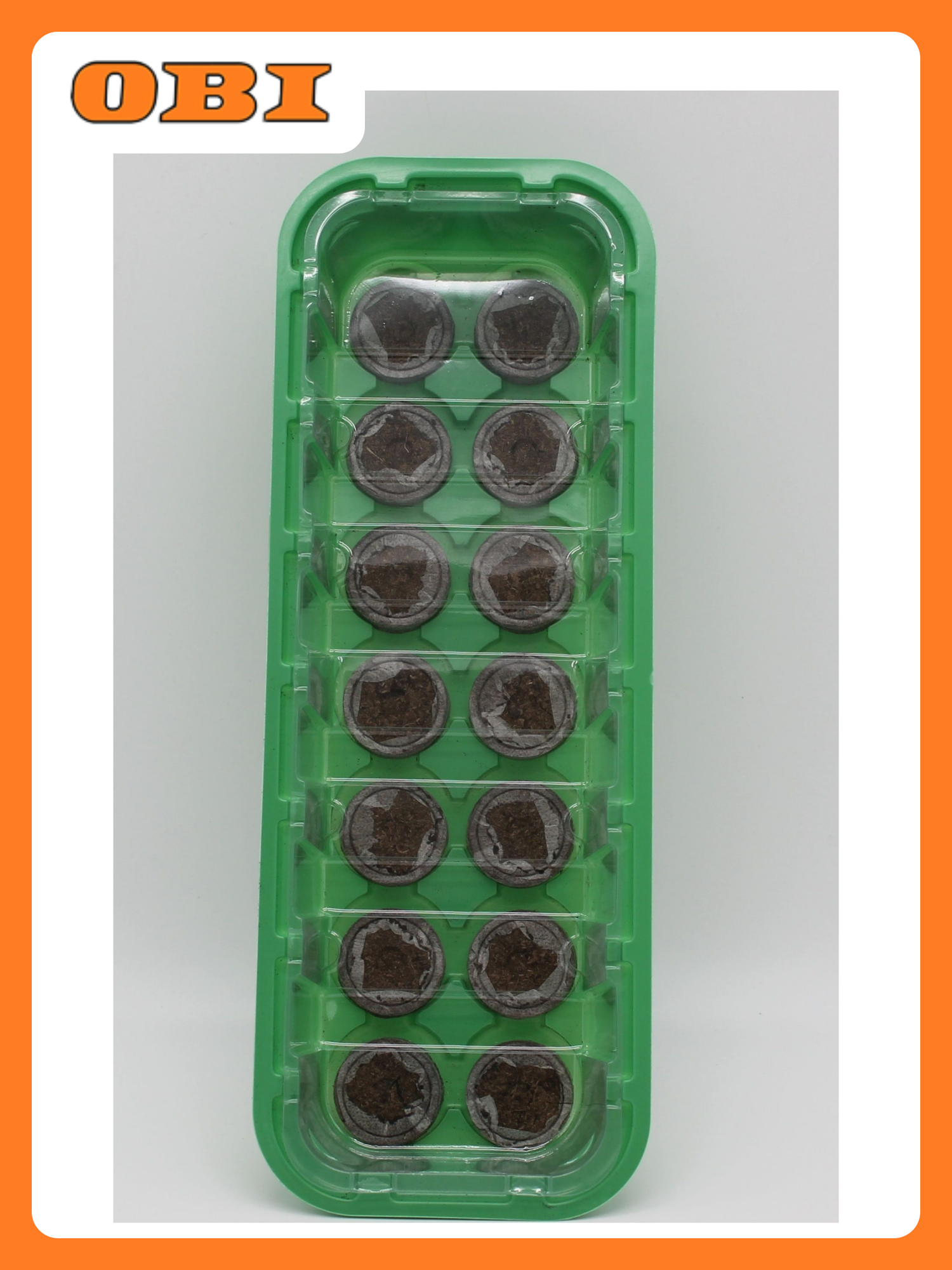 Мини парник с торфяными таблетками (14 шт), d 41