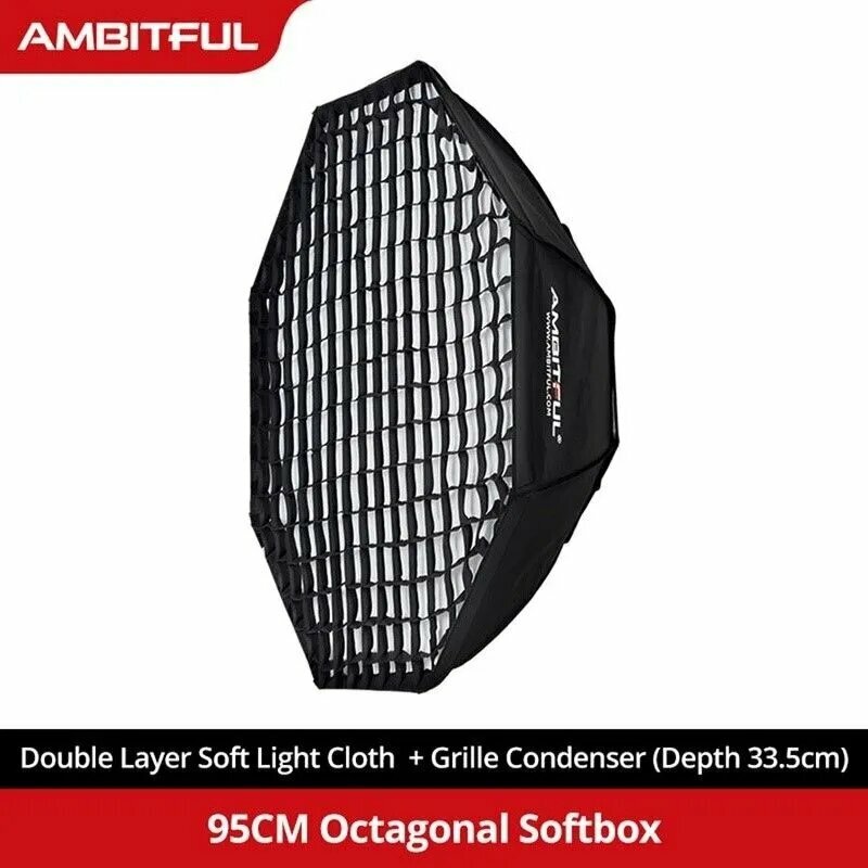 Восьмиугольный софтбокс Ambitful 95 см для софтбокса Bowens Mount Flash