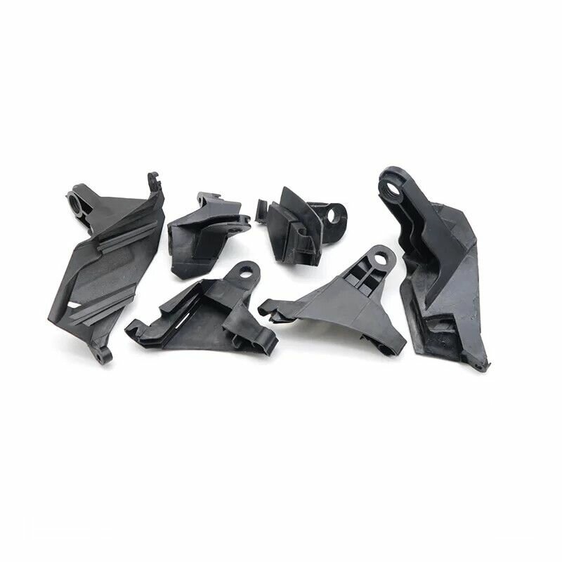 6шт В Паре. Ремкомплект Автомобильных Фар. Ремкомплект Фар. Черный Пластиковый Кронштейн Для Автомобильных Фар. Для Mercedes Benz W211 2005-2009 A2118201314 A2118201414.