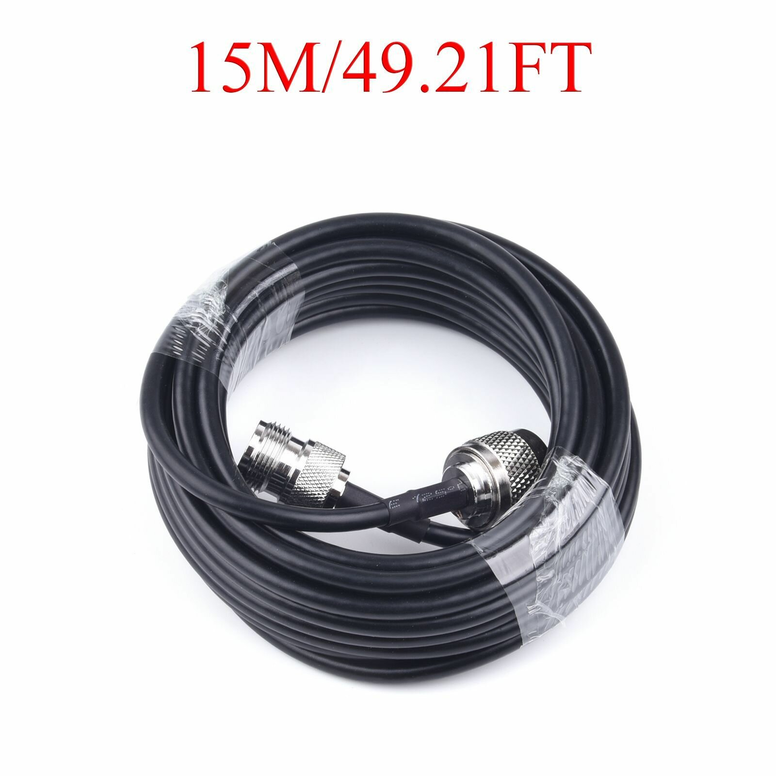 Удлинитель кабеля RF (coax)/RF (coax), 15 м, черный