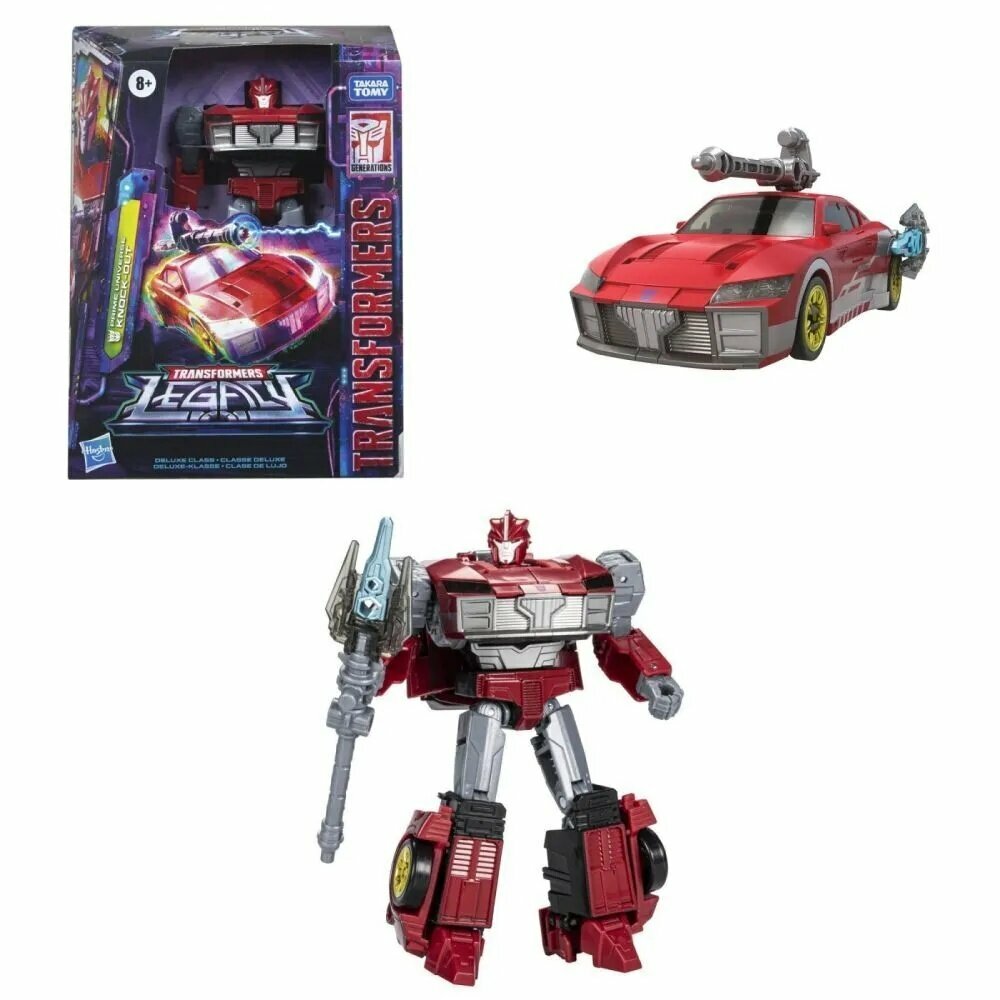Трансформеры Hasbro Игрушка Generations Legacy Deluxe Prime Universe Knock-Out 5,5 дюйма (14 см) F3031
