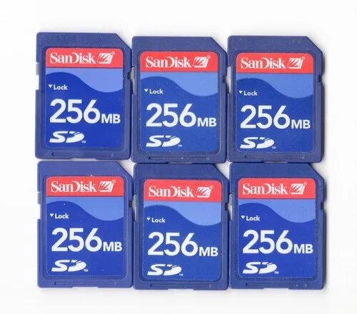 SanDisk SD карта памяти 1ГБ/2ГБ для фотоаппаратов 1GB 1PCS