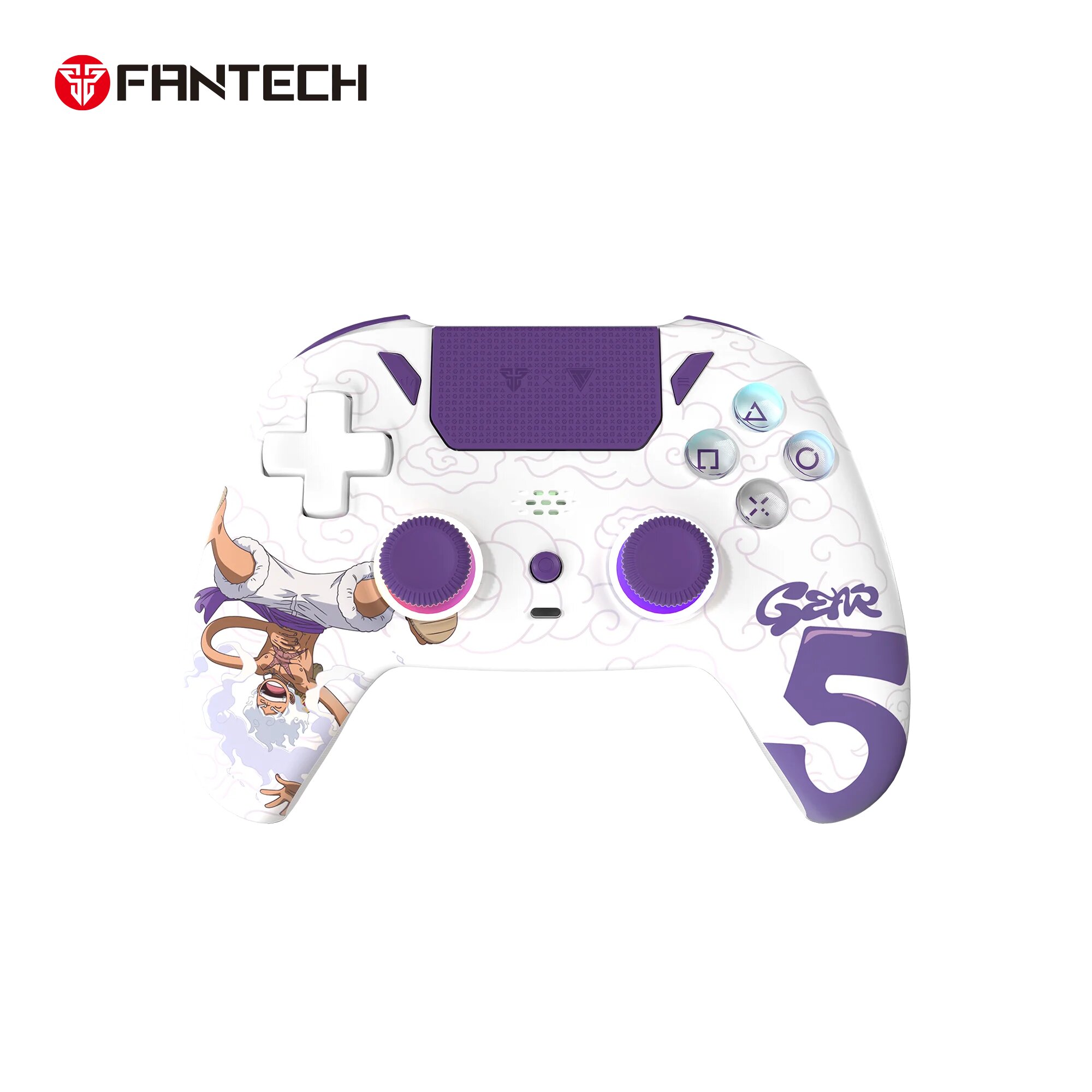 Белый геймпад FANTECH NOVA PRO WGP14 V2