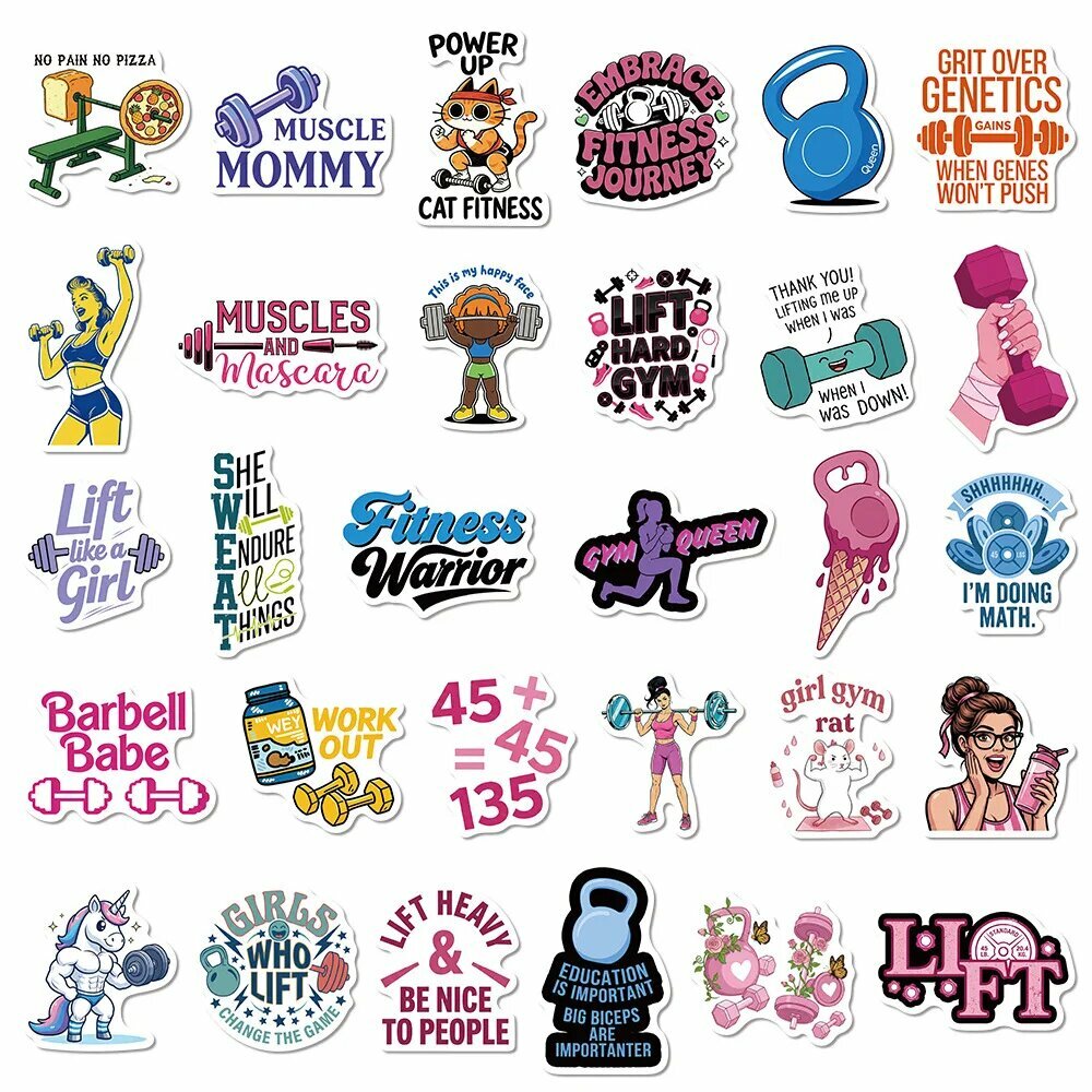 Стикеры TouchFIVE для фитнеса 60PCS — фото 1