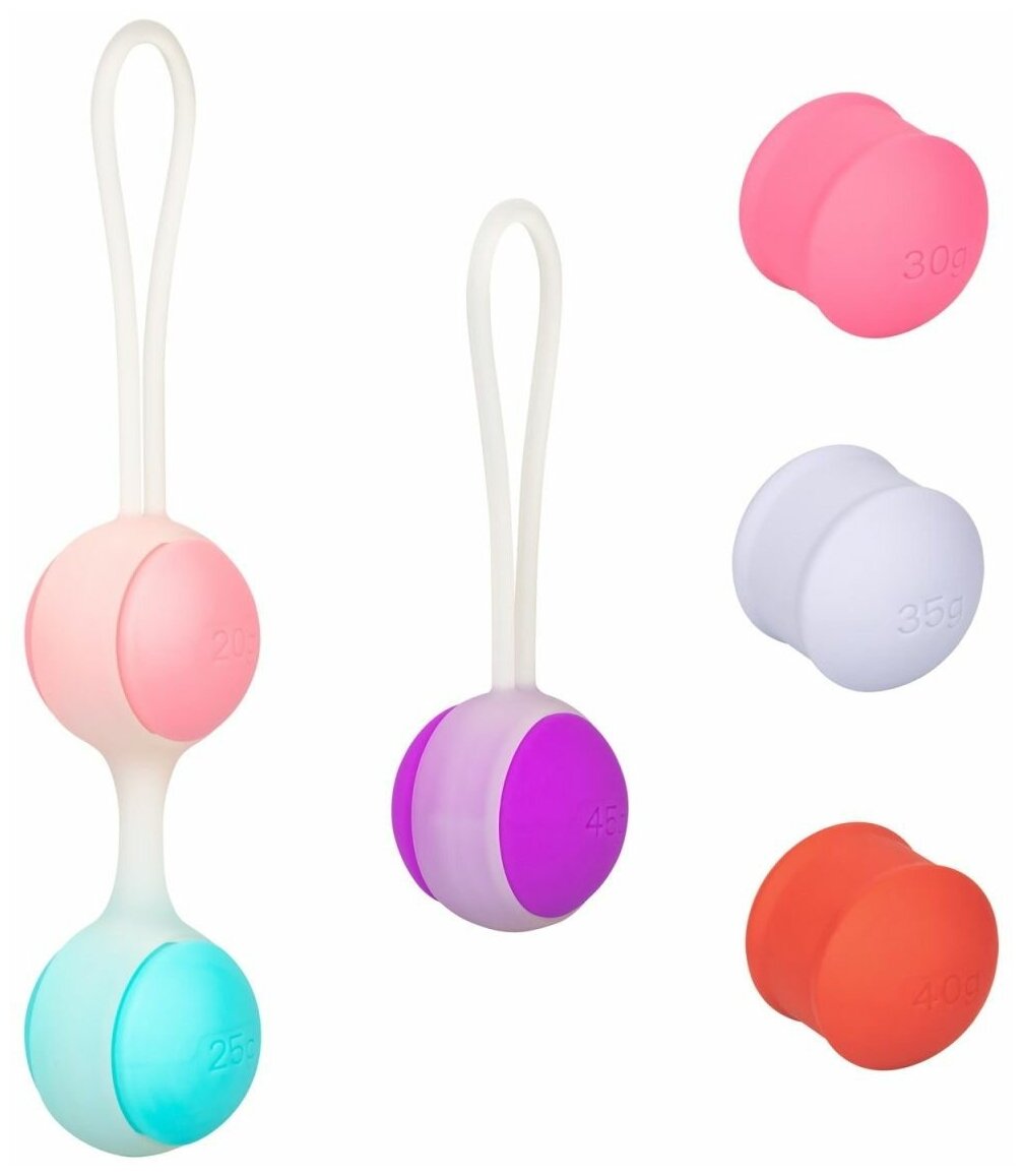 Набор вагинальных шариков со сменным грузом She-ology Weighted Kegel Set